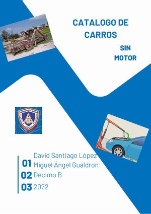 Calaméo - Catalogo De Carros sin motor caseros