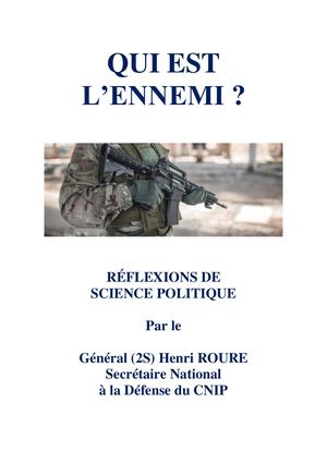 Calaméo - Qui est l'ennemi ? par le Général (2S) Henri Roure