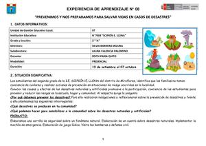 Calaméo - Experiencia De Aprendizaje N° 8