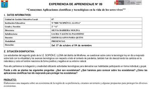 Calaméo - Experiencia De Aprendizaje N° 9