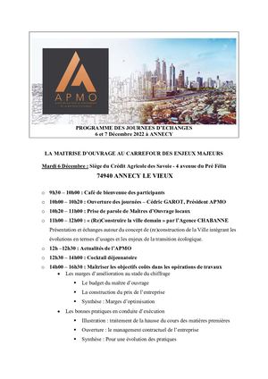 Calaméo - Programme Journées Annecy APMO Dec 2022