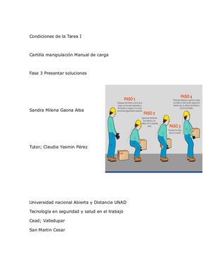 Calaméo - Condiciones De La Tarea I Cartilla, Sandra Gaona