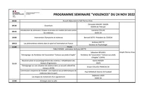Calaméo - Programme Seminaire Violences Vf