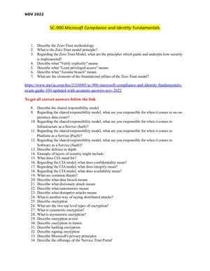 Calaméo - Sc 900 Microsoft Compliance And Identity Fundamentals