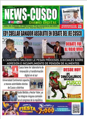 Calaméo - NEWS CUSCO 19 De Noviembre 2022