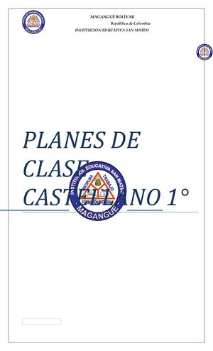 Calaméo - PLAN DE CLASE DE CASTELLANO