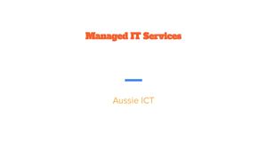Calaméo - Managed It Services - Aussie ICT