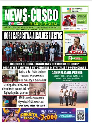 Calaméo - NEWS CUSCO 24 De Noviembre 2022