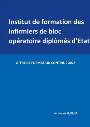 Calaméo - Plaquette Formation continue Ap-HP 2023 - IFIBODE_V 9 12 08 ...