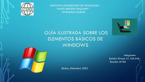 Calaméo - Unidad 3 Elementos Básico De Windows