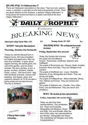 Calaméo - Daily Prophet 1