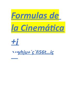 Calaméo - Formulas De La Cinemática