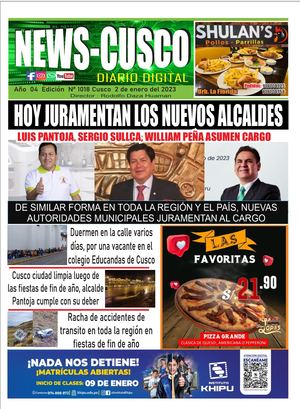 Calaméo - NEWS CUSCO 2 De Enero 2023