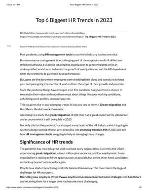 Calaméo - Top 6 Biggest Hr Trends In 2023