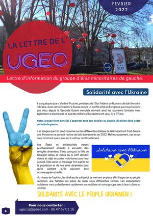 Calaméo - Lettre D'information De L'UGEC - FEVRIER 2022