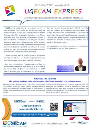 Calaméo - Ugecam Ra Express Décembre 2022 #16