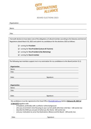 Calaméo - Application Form Board Elections 2023