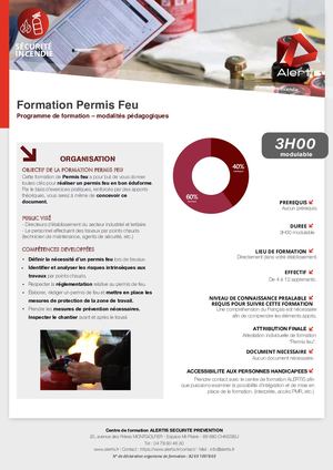 Calaméo - Fiche Programme Formation Permis Feu Centre De Formation Alertis