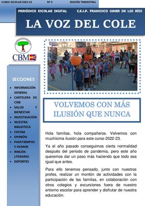 Calaméo - Periódico Escolar Digital Nº9