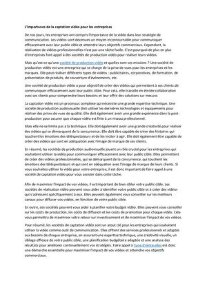 Calaméo - L'importance De La Captation Vidéo Pour Les Entreprises