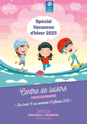 Calaméo - Programme Vacances de Février 2023