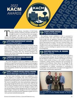 Calaméo - 2022 KACM Award Recipients