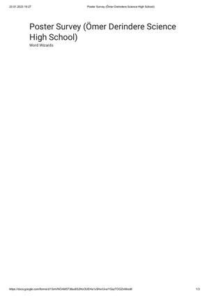 Calaméo - Poster Survey