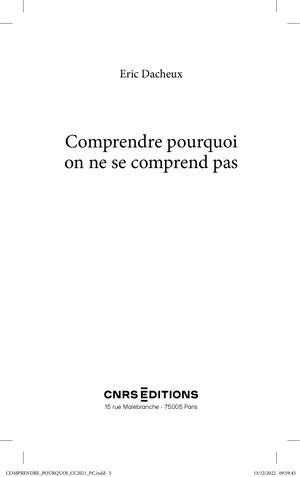 Calaméo - Comprendre Pourquoi On Ne Se Comprend Pas