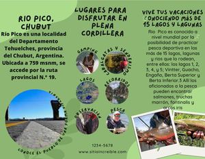 Calaméo - Rio Pico, Chubut Patagonia Argentina - FOLLETO