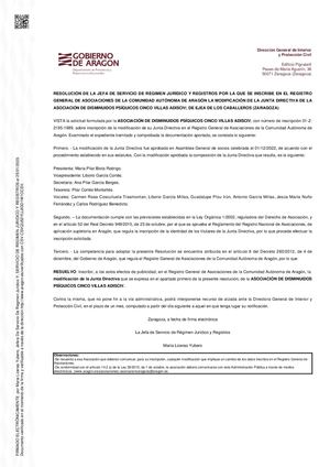 Calaméo - Certificado GA Junta Directiva Desde Diciembre De 2022