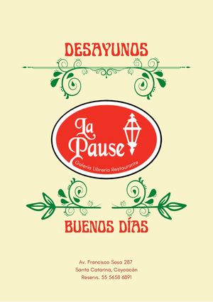 Calaméo - Menú de desayunos estándar