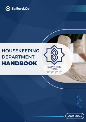 Calaméo - Housekeeping Department Handbook