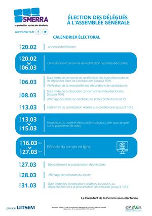 Calaméo - Calendrier éLectoral éLection Des Délégués à L'assemblée Générale