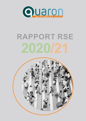 Calaméo - Rapport Rse Quaron 2021 2022 Final