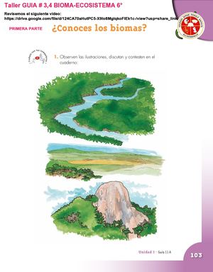 Calaméo - Taller Biomas Y Ecosistemas 6° (Colores, Croquis Colombia)
