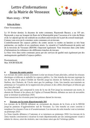 Calaméo - Lettre D’information Mars 2023 N°68