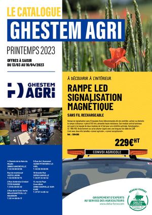 Calaméo - Catalogue Printemps 2023 Ghestem Agri
