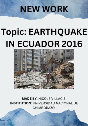 Calaméo - Topic Earthquake In Ecuador 2016