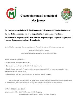 Calaméo - Charte Conseil Municipal des Jeunes