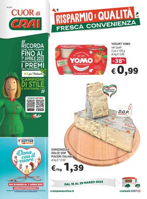 Calaméo - Volantino Cuor di CRAI Ama dal 16 al 29 marzo