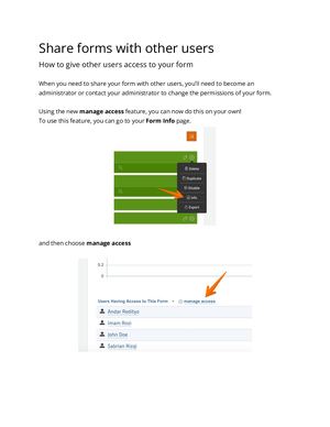 Calaméo - Share Forms With Other Users
