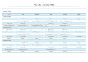 Calaméo - Période Estivale 2023