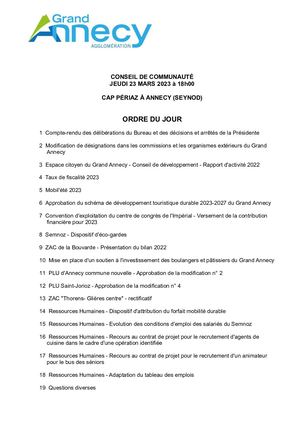 Calaméo - Ordre Du Jour