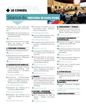 Calaméo - Journal du Conseil Mars 2023