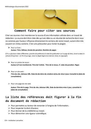 Calaméo - Comment Faire Pour Citer Ses Sources
