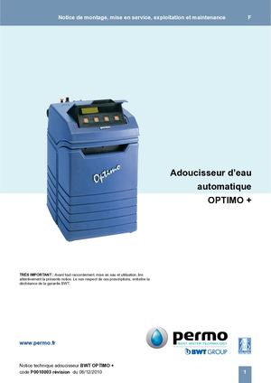 Calaméo - Notice BWT OPTIMO II