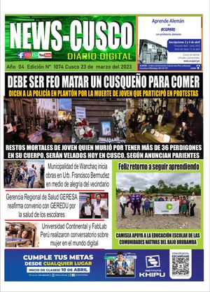 Calaméo - NEWS CUSCO 23 De Marzo 2023