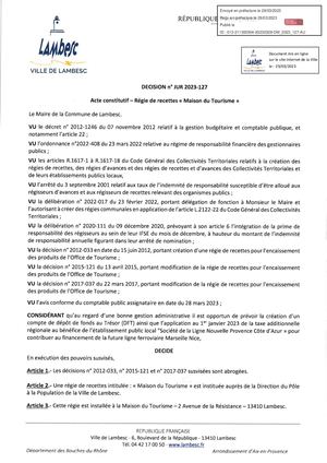 Calaméo - 2023 - 127 - JUR - Acte Constitutif Régie De Recettes Maison ...
