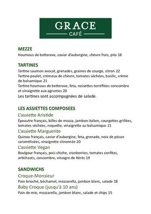Calaméo - Grace Café - Menu
