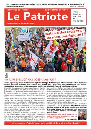 Calaméo - Le Patriote N°1755 Avec Supplément